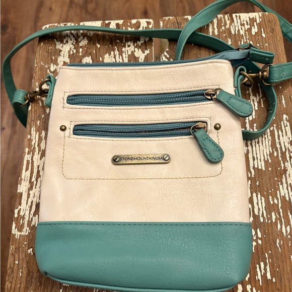 Stone Mountain Accessories | Bags | Stone Mountain Cream Green Mini ...